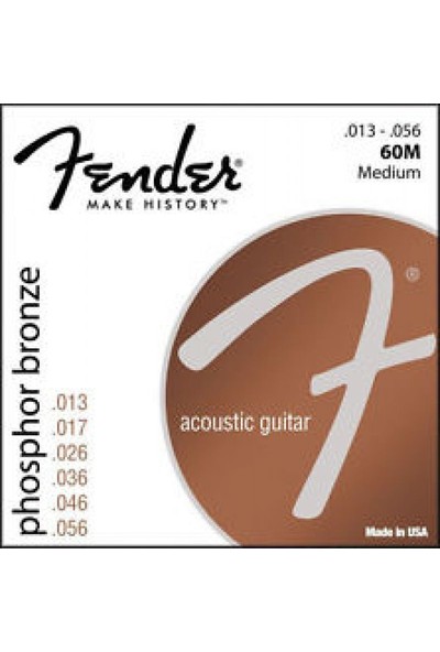 Fender Phosphor Bronze 60M 13-56 Fender Phosphor Bronze 60M 13-56
