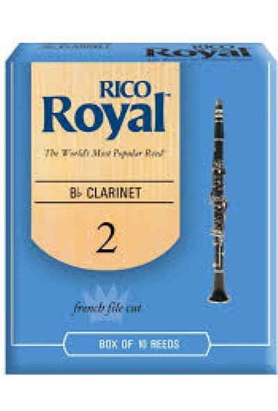 DAddario Woodwinds Rico Royal RCB1020 (2 Numara Tek\'li) Klarnet Kamışı DAddario Woodwinds Rico Royal RCB1020 (2 Numara Tek\'li) Klarnet Kamışı