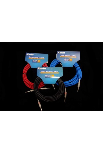 Karin KO970 - 6 Metre Enstruman Kablosu (Siyah)