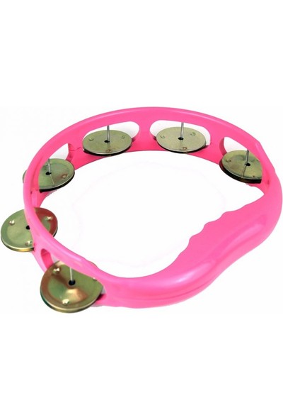 Maça Içi Boş Pembe Zilli Tef