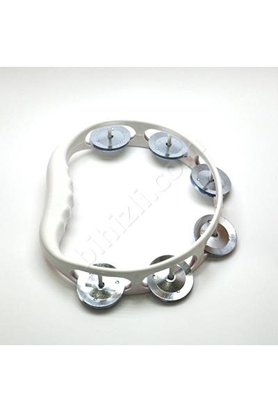 Maça Içi Boş Beyaz Zilli Tef