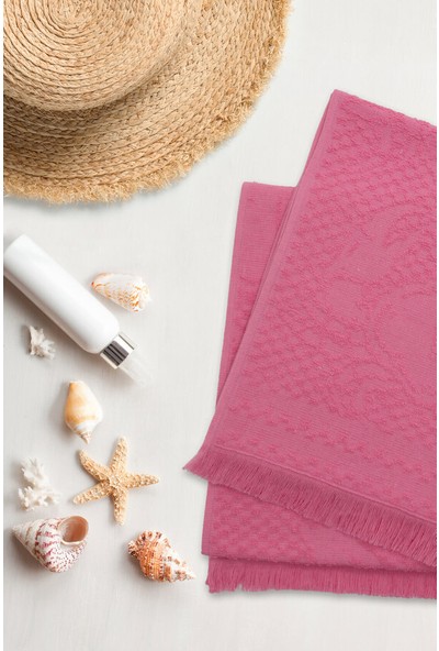Favora Plaj Havlusu 70X140 - Pembe