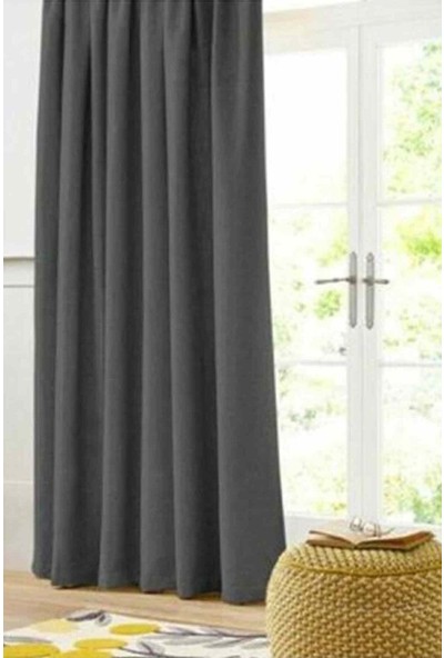 Mr. Stock Hazır Fon Perde - Antrasit