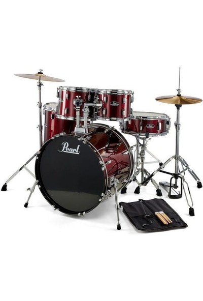 Pearl RS505C/C91 - Roadshow Red Wine 5 Parça (20B/10T/12T/14F/14S) Aksamlı & Zilli Akustik Davul Seti Pearl RS505C/C91 - Roadshow Red Wine 5 Parça (20B/10T/12T/14F/14S) Aksamlı & Zilli Akustik Davul Seti