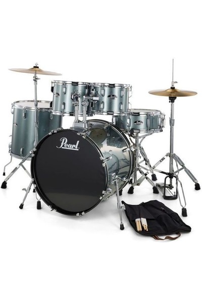Pearl RS505C/C706 - Roadshow Charcoal Metallic 5 Parça (20B/10T/12T/14F/14S) Aksamlı & Zilli Akustik Davul Seti Pearl RS505C/C706 - Roadshow Charcoal Metallic 5 Parça (20B/10T/12T/14F/14S) Aksamlı & Zilli Akustik Davul Seti