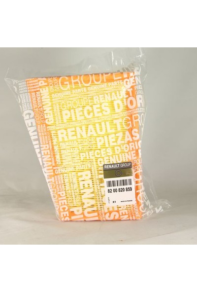 OEM Renault Fluence 1.5 Dcı - Hava Filtresi - 8200820859