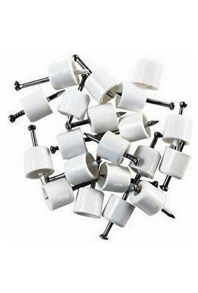 Pars Çivili Raf Pimi Beyaz Büyük (100 Adet)