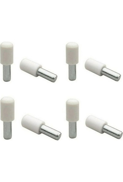 Pars Plastik Başlı Raf Pimi Beyaz 5 mm (100 Adet)
