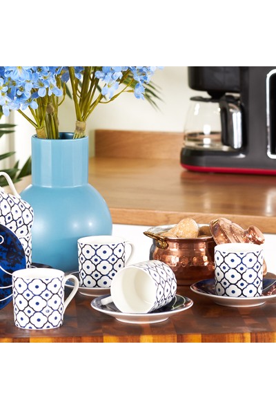 Karaca Ege 6 Kişilik Kahve Fincanı Takımı 80 ml