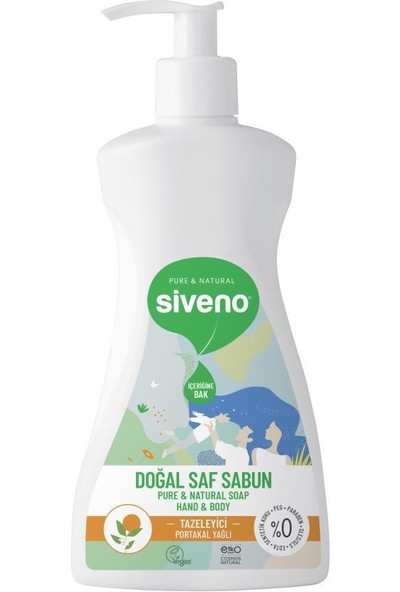 Siveno Portakal Yağlı Doğal Sıvı Sabun 300 ml Siveno Portakal Yağlı Doğal Sıvı Sabun 300 ml
