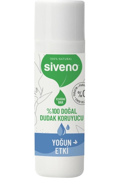 Siveno %100 Doğal Dudak Koruyucu Yoğun Etki 6 gr Siveno %100 Doğal Dudak Koruyucu Yoğun Etki 6 gr