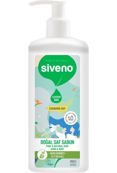 Siveno Zeytinyağlı Doğal Sıvı Sabun 1 Lt Siveno Zeytinyağlı Doğal Sıvı Sabun 1 Lt