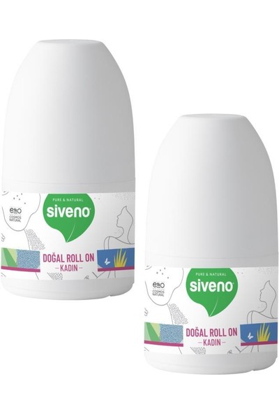 Siveno Doğal Roll On Kadınlar Için 50 ml 2 Adet Siveno Doğal Roll On Kadınlar Için 50 ml 2 Adet