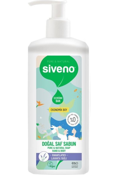 Siveno Lavanta Yağlı Doğal Sıvı Sabun 1 Lt Siveno Lavanta Yağlı Doğal Sıvı Sabun 1 Lt