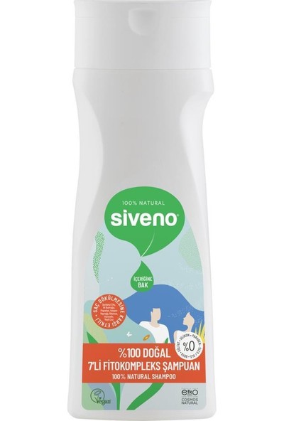 Siveno %100 Doğal Şampuan 7’li Fitoterapi Kompleksi 300 ml Siveno %100 Doğal Şampuan 7’li Fitoterapi Kompleksi 300 ml