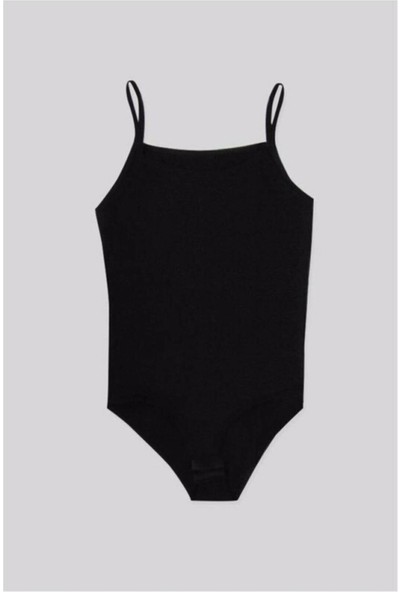 Namaldı 6 Adet Siyah Renk Ip Askılı Çocuk Çıtçıtlı Badi