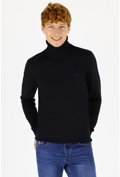 U.S. Polo Assn. Siyah Triko Kazak Basic 50236961-VR046