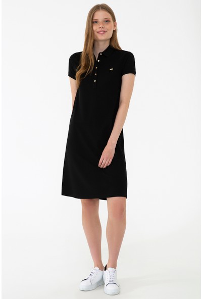 U.S. Polo Assn. Siyah Örme Elbise 50245198-VR046