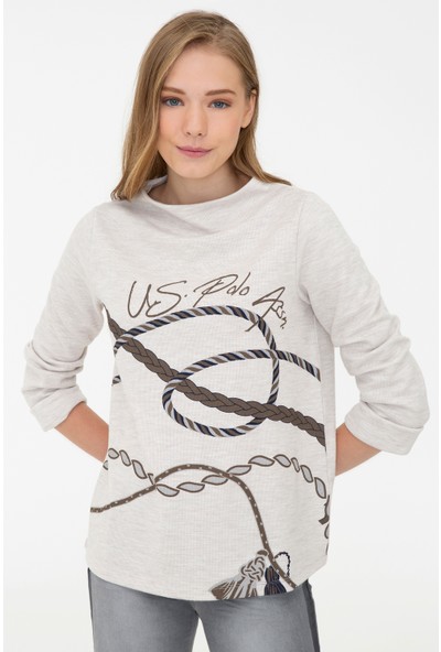 U.S. Polo Assn. Beyaz Sweatshirt 50240602-VR156