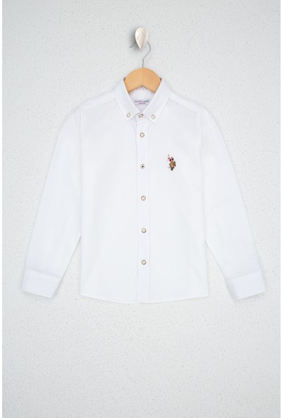 U.S. Polo Assn. Beyaz Gömlek Uzunkol 50234543-VR013