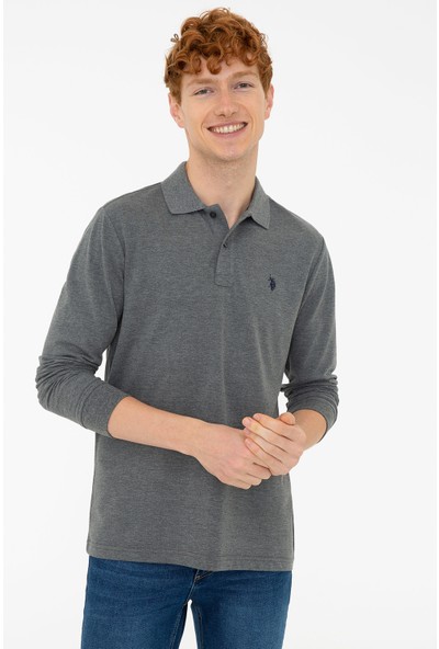 U.S. Polo Assn. Gri Sweatshirt Basic 50240202-VR081 U.S. Polo Assn. Gri Sweatshirt Basic 50240202-VR081