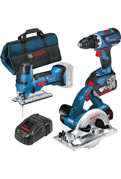 Bosch Gsr 2 x 5.0 Ah Çantalı Akülü Profesyonel Set Bosch Gsr 2 x 5.0 Ah Çantalı Akülü Profesyonel Set