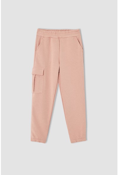 DeFacto Kız Çocuk Relax Fit Kargo Cepli Jogger Eşofman Alt V0408A621WN DeFacto Kız Çocuk Relax Fit Kargo Cepli Jogger Eşofman Alt V0408A621WN