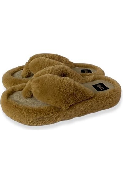 Twigy Kadın Tw Keti Açık Kahverengi Kışlık Terlik Twigy Kadın Tw Keti Açık Kahverengi Kışlık Terlik