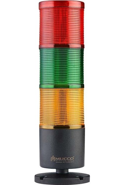 Mucco 3 Katlı Flaşör Sabit Buzzer Işık Kolon 40-260V Ac/dc SNT7022FB3 Mucco 3 Katlı Flaşör Sabit Buzzer Işık Kolon 40-260V Ac/dc SNT7022FB3