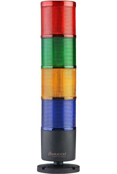 Mucco 4 Katlı Çakar Işıklı Kolon 12-24V Ac/dc SNT-7013-C4 Mucco 4 Katlı Çakar Işıklı Kolon 12-24V Ac/dc SNT-7013-C4