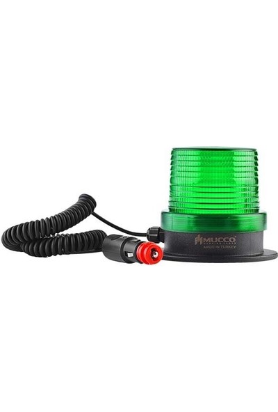 Mucco Mıknatıslı Çakmak Fişli Çakar Buzzer Tepe Lambası SNT-F915-B 12-24V Ac/dc Beyaz Mucco Mıknatıslı Çakmak Fişli Çakar Buzzer Tepe Lambası SNT-F915-B 12-24V Ac/dc Beyaz