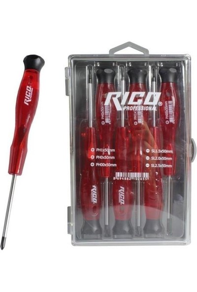 Rico KK1969 Kraft Saatçi Tornavida Seti 6'lı 50 mm