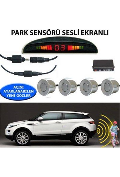 Rbz Park Sensörü 19 mm Ekranlı Gri