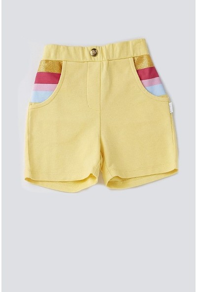 Wonder Kids Sarı Kız Şort 18-24 Ay