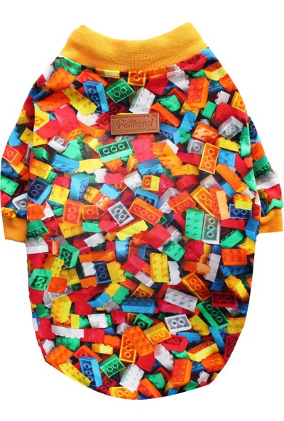 Pettrend LEGO Kedi Köpek Sweat Kedi Köpek Kıyafeti M Pettrend LEGO Kedi Köpek Sweat Kedi Köpek Kıyafeti M