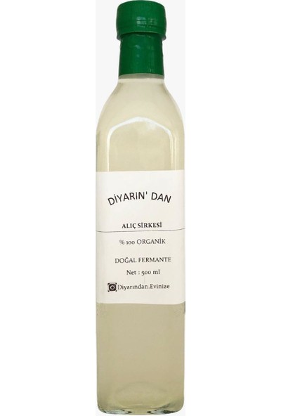 Diyarından Organik Fermante Alıç Sirkesi 500 ml Diyarından Organik Fermante Alıç Sirkesi 500 ml