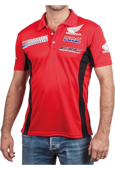Tucano Urbano Honda Hrc Polo T-Shirt Kırmızı