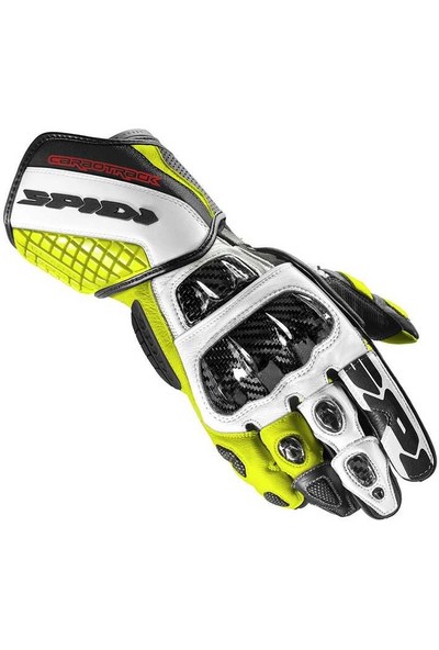 Spıdı Carbo Track Evo Deri Eldiven Sarı Beyaz