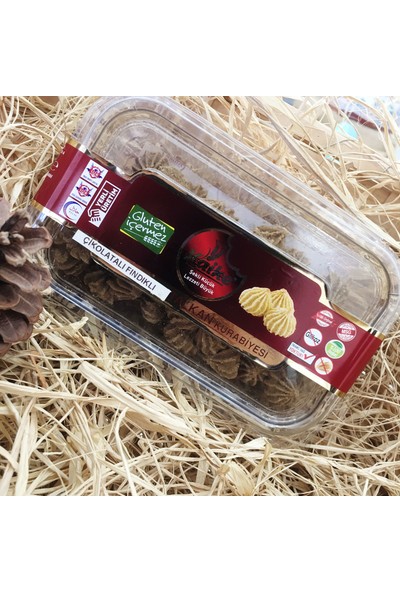 Kaike Çikolatalı Fındıklı Leblebili Talkan Kurabiyesi