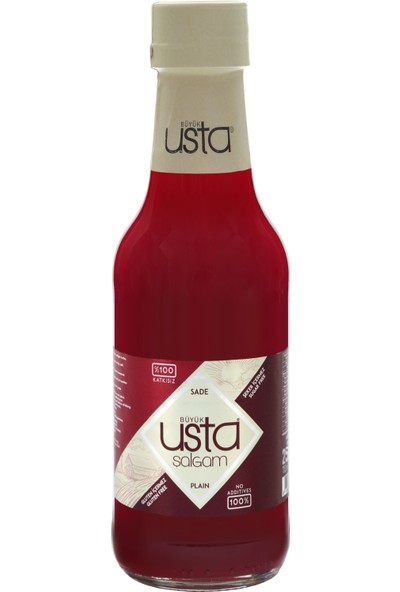 Büyük Usta Şalgam Cam Şişe Acısız 250 ml 12'li