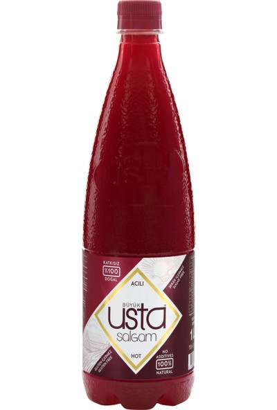 Büyük Usta Şalgam Acılı 1 lt 6'lı