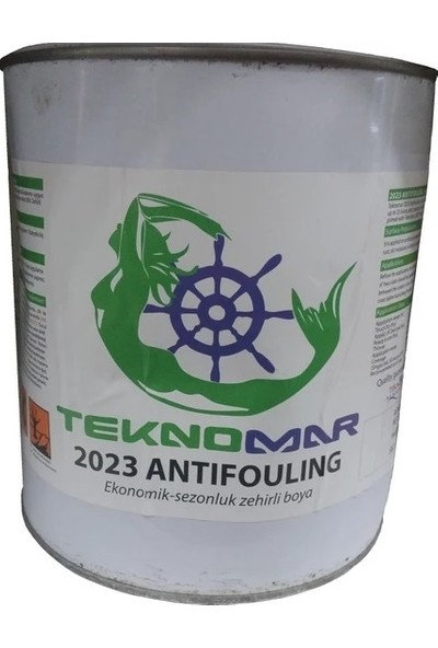 Teknomar 2023 Sezonluk Zehirli Boya 5kg Mavi Teknomar 2023 Sezonluk Zehirli Boya 5kg Mavi