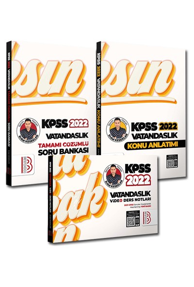 Benim Hocam Yayınları 2022 KPSS Vatandaşlık Konu + Soru ve Video Ders Notları Seti Benim Hocam Yayınları 2022 KPSS Vatandaşlık Konu + Soru ve Video Ders Notları Seti