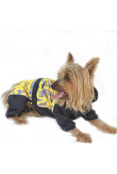 Pawstar New York Romper Küçük ve Orta Irklar Için Tulum-Mont Yağmurluk Köpek Kıyafeti S Pawstar New York Romper Küçük ve Orta Irklar Için Tulum-Mont Yağmurluk Köpek Kıyafeti S