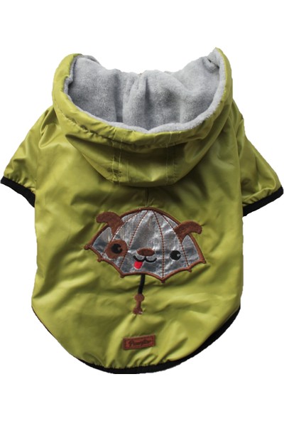 Pawstar Yeşil (P.green) Umbrella Raincoat Küçük ve Orta Irklar Için Kapşonlu Mont Yağmurluk Köpek Kıyafeti M Pawstar Yeşil (P.green) Umbrella Raincoat Küçük ve Orta Irklar Için Kapşonlu Mont Yağmurluk Köpek Kıyafeti M