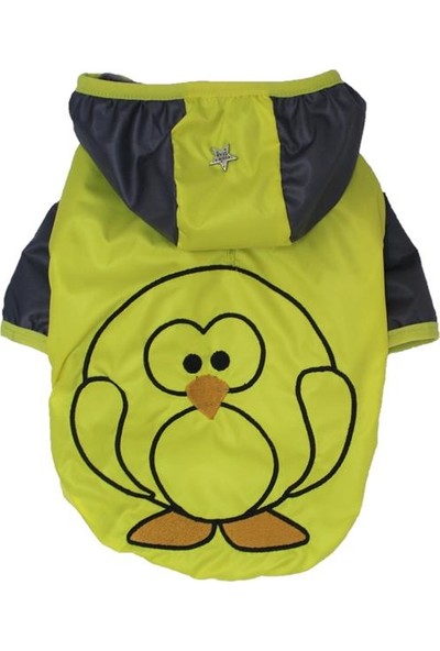 Pawstar Sarı Penguin Küçük ve Orta Irklar Için Kapşonlu Mont Yağmurluk Köpek Kıyafeti M Pawstar Sarı Penguin Küçük ve Orta Irklar Için Kapşonlu Mont Yağmurluk Köpek Kıyafeti M