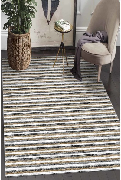 Colizon Dekoratif Yıkanabilir Kaymaz Tabanlı Salon Halısı