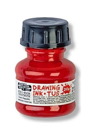 Koh-i-Noor Çini Mürekkebi 20 Gr. - Kırmızı