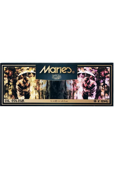 Maries Yağlı Boya Seti 18 Renk Maries Yağlı Boya Seti 18 Renk