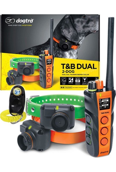 Dogtra T&b Çift Kadranlı Köpek Uzaktan Eğitim ve Bipleyici Yaka - 2'li Sistem Dogtra T&b Çift Kadranlı Köpek Uzaktan Eğitim ve Bipleyici Yaka - 2'li Sistem